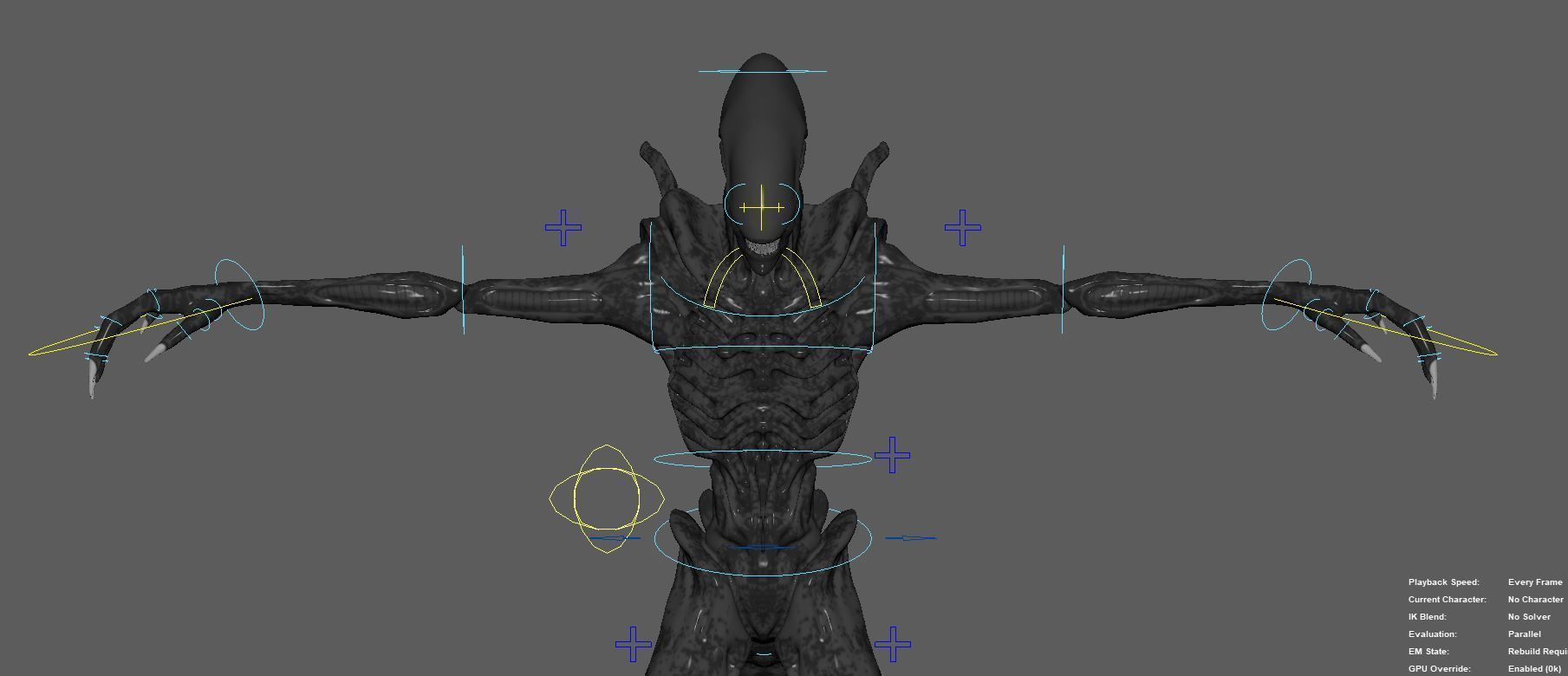 Alien Xenomorph 3D Production Model Rigged 3D model | CGTrader