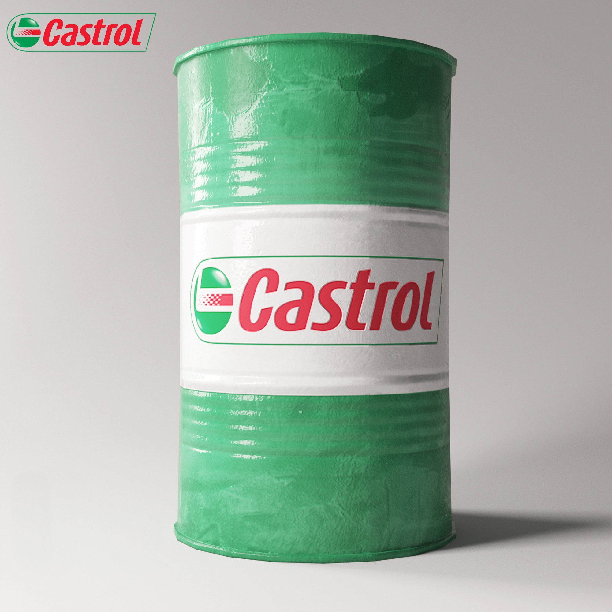 3D model Castrol Barrel VR / AR / low-poly | CGTrader