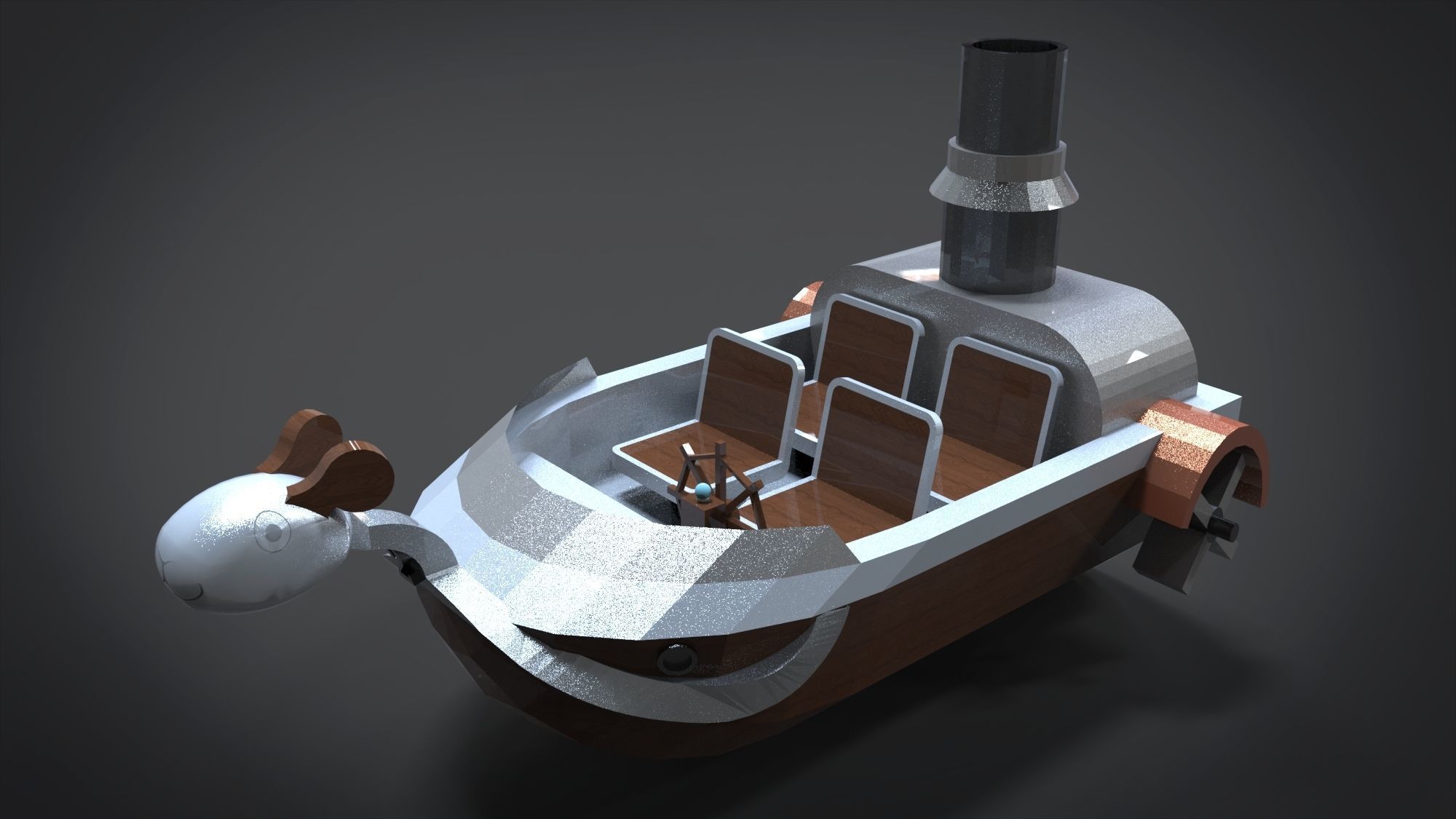 3D model Mini Merry II VR / AR / low-poly OBJ FBX STL BLEND