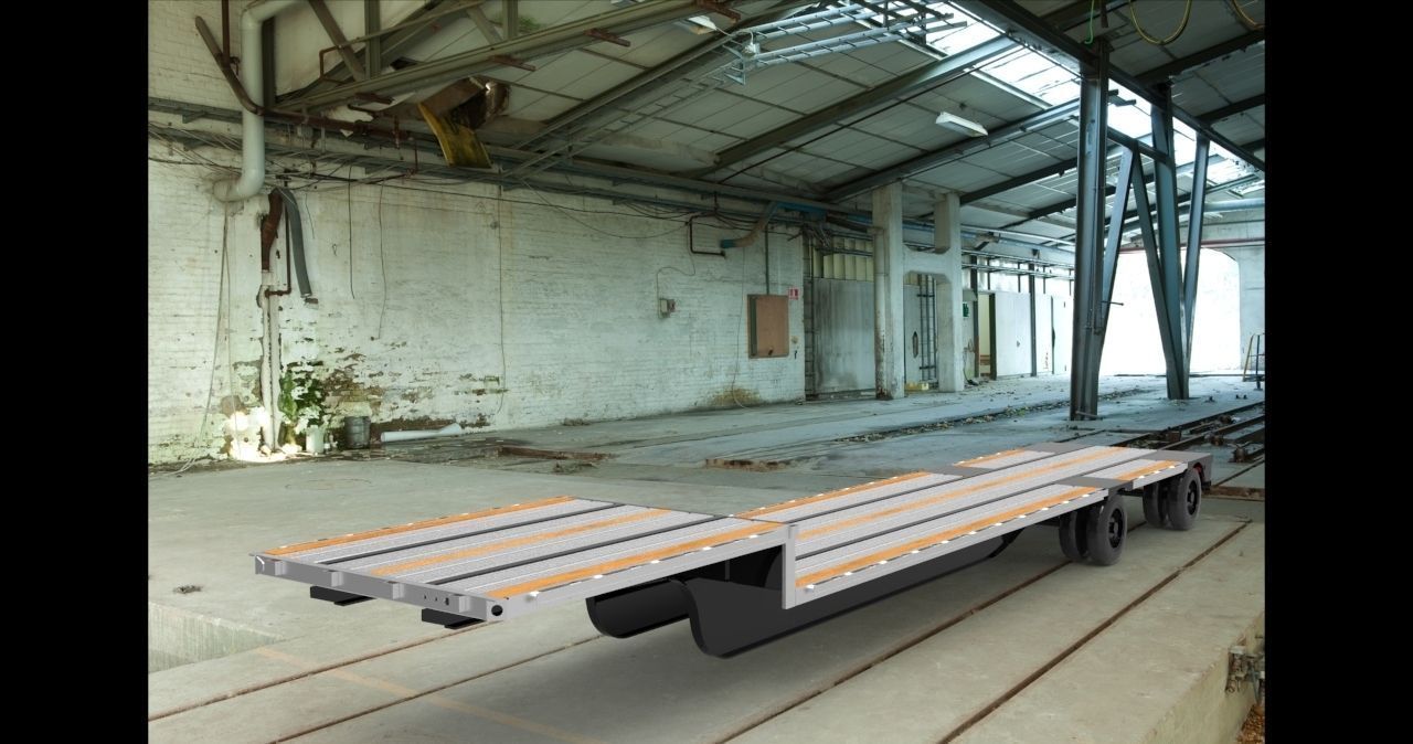 Drop deck trailer free 3D model | CGTrader