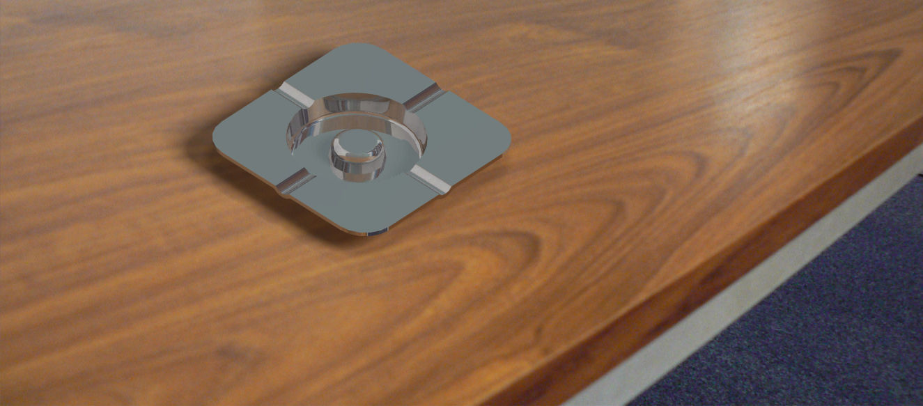 Ashtray computer mouse and keyboard on desk free 3D model | CGTrader