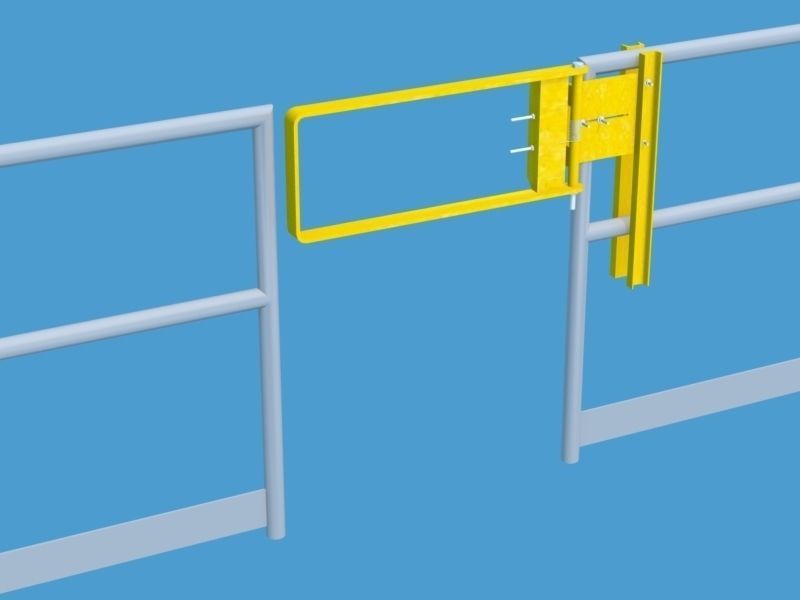 Safety gate free 3D model | CGTrader