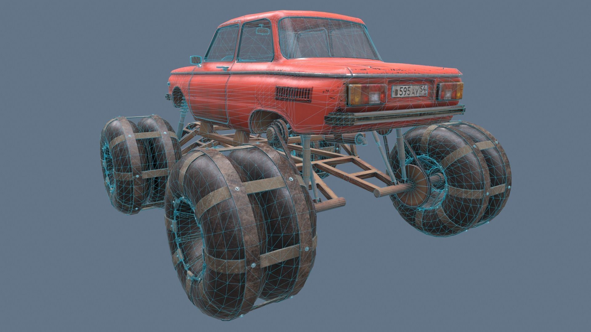 3D model zaporozhec ZAZ 968M 4K VR / AR / low-poly | CGTrader