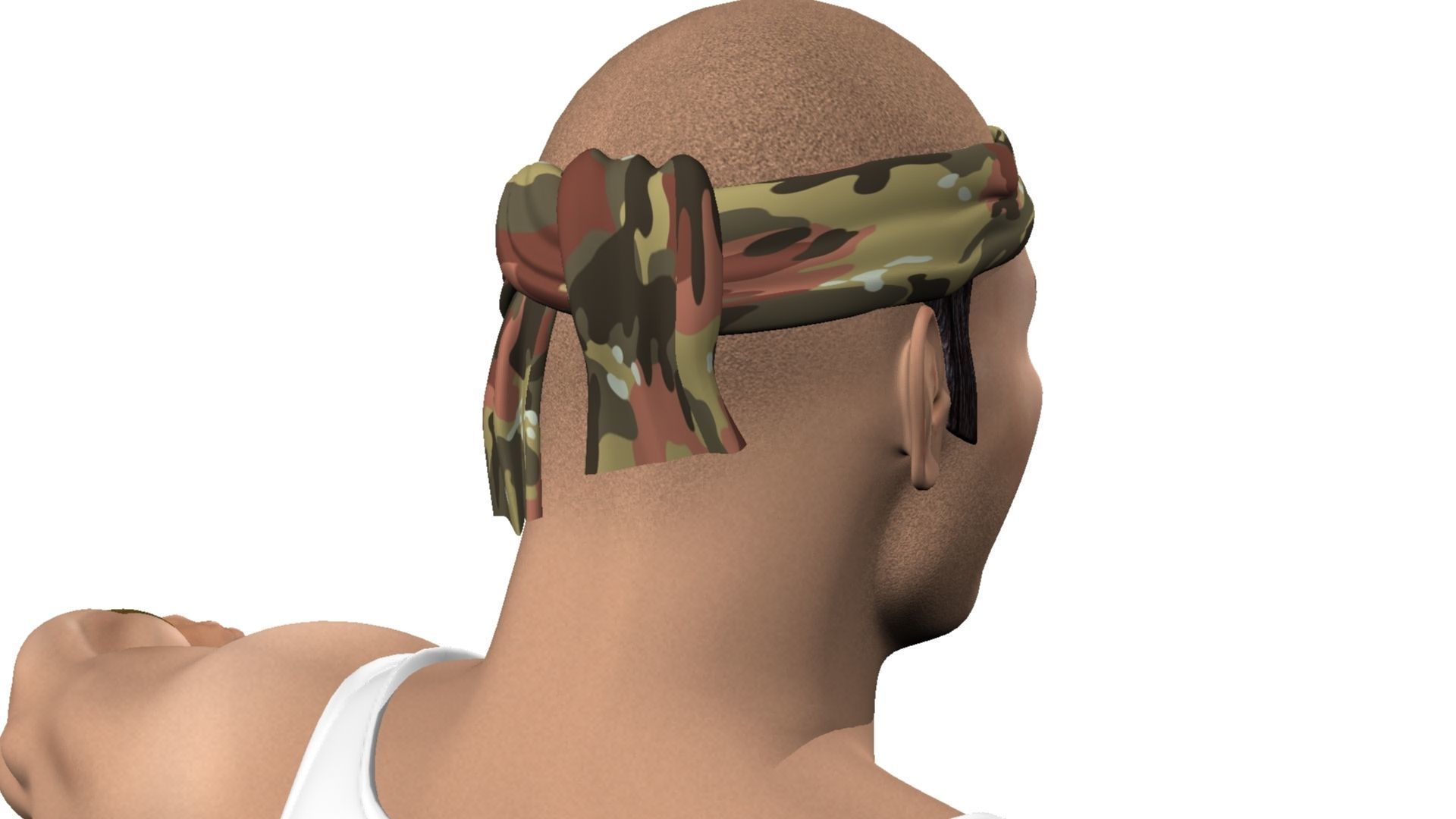 Male Muscular character 3D model | CGTrader