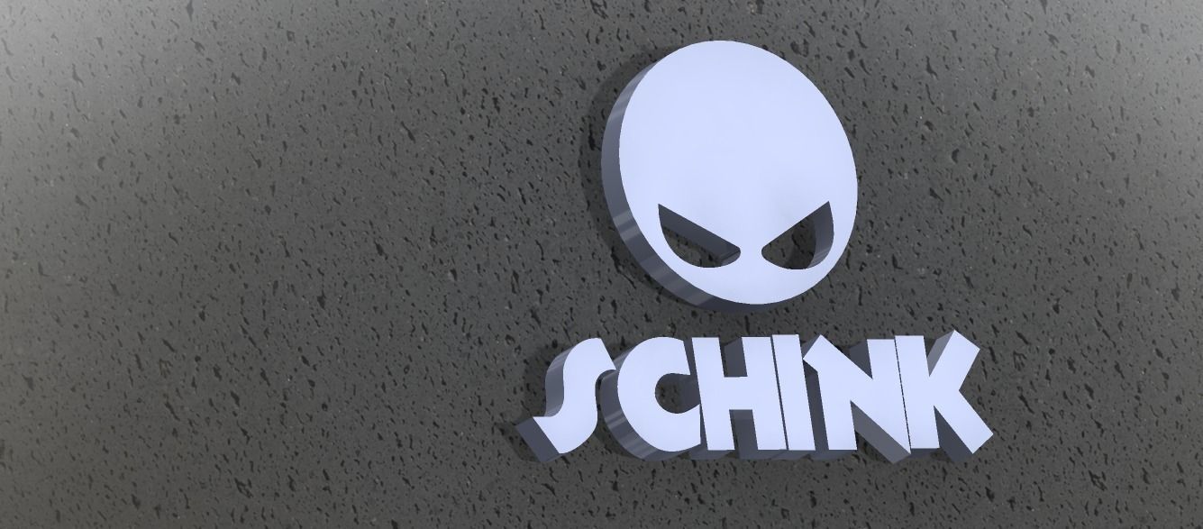 Schink Logo free 3D model | CGTrader