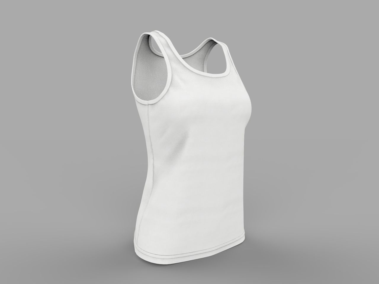 3D model Women tank top with UV map VR / AR / low-poly | CGTrader