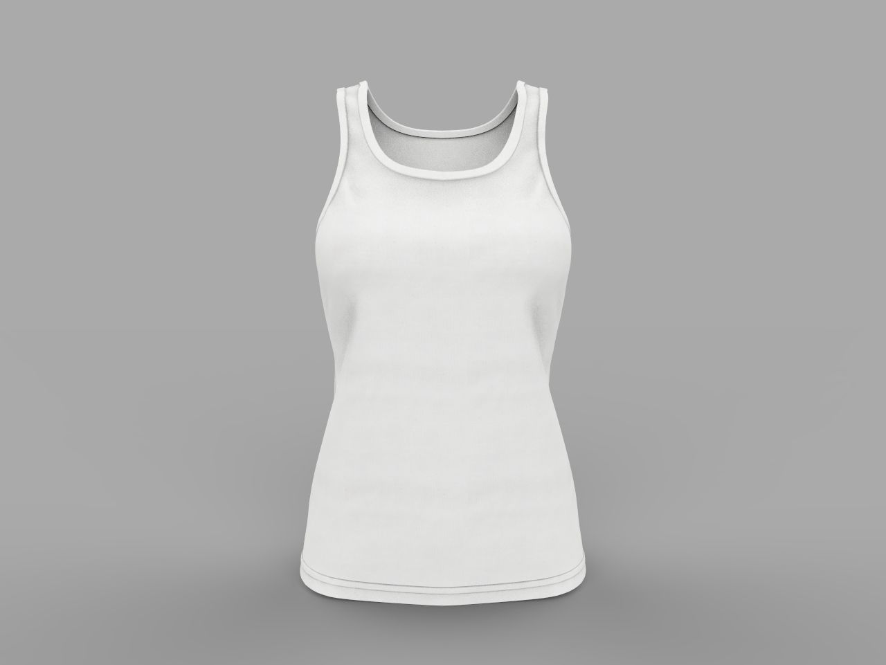 3D model Women tank top with UV map VR / AR / low-poly | CGTrader