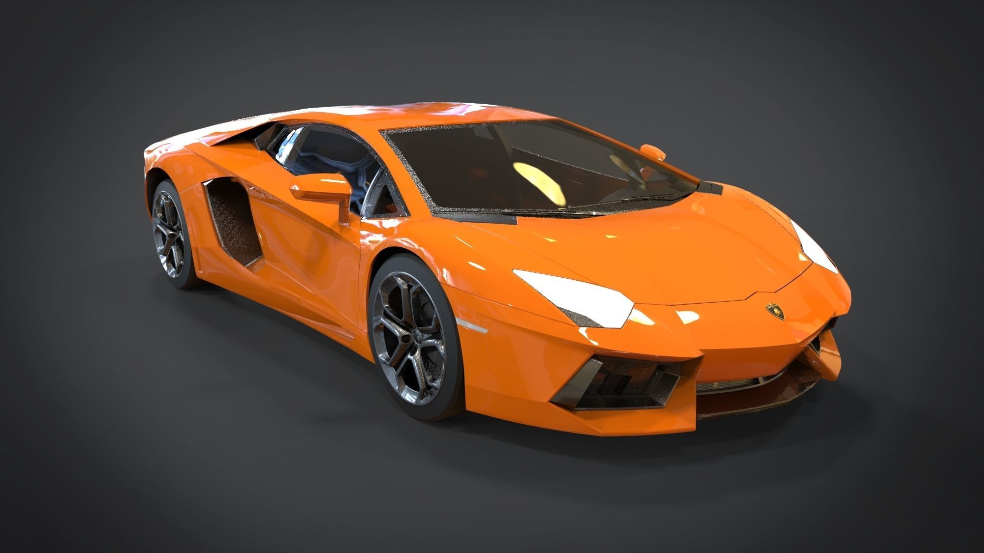 3D model game-ready Lamborghini Aventador | CGTrader