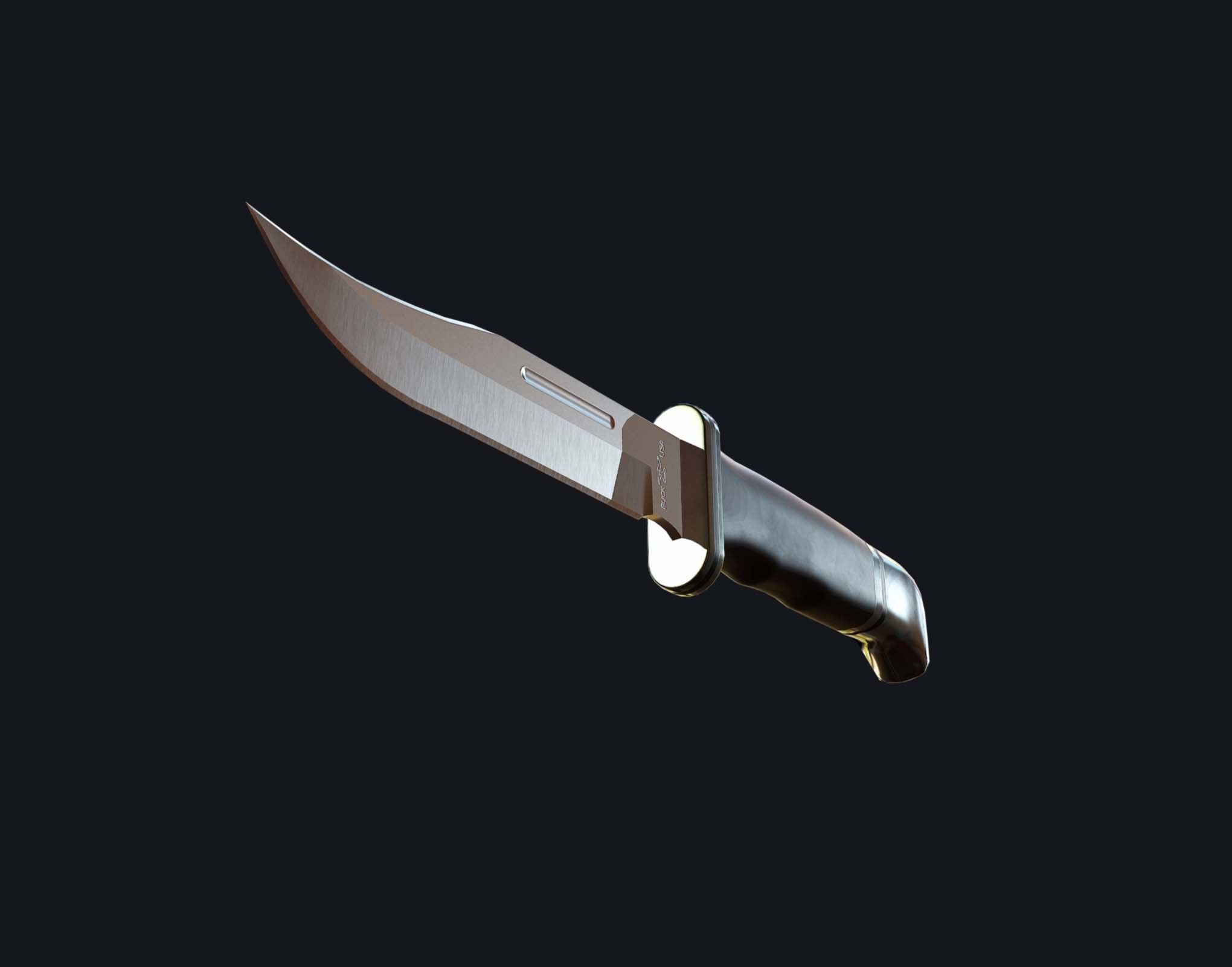 Combat Buck Knife free VR / AR / low-poly 3D model | CGTrader
