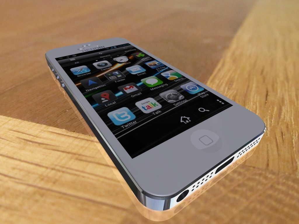 sinmple iphone 5 model free 3D model | CGTrader