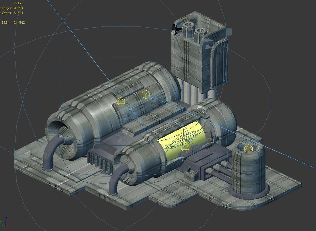 Space-energy cylinder 01 3D model | CGTrader