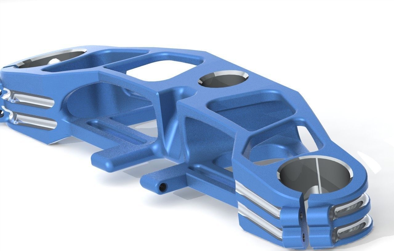 amarok triple clamp remake free 3D model | CGTrader