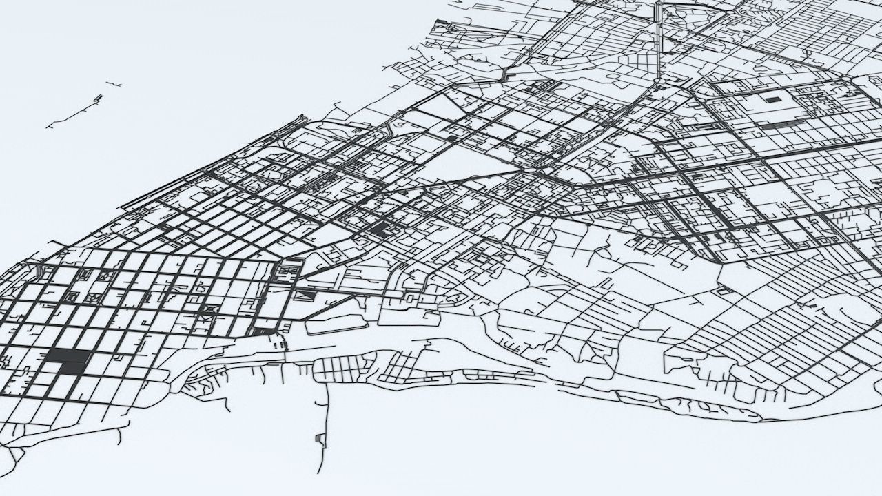 Samara Road Network and Streets 3D model | CGTrader