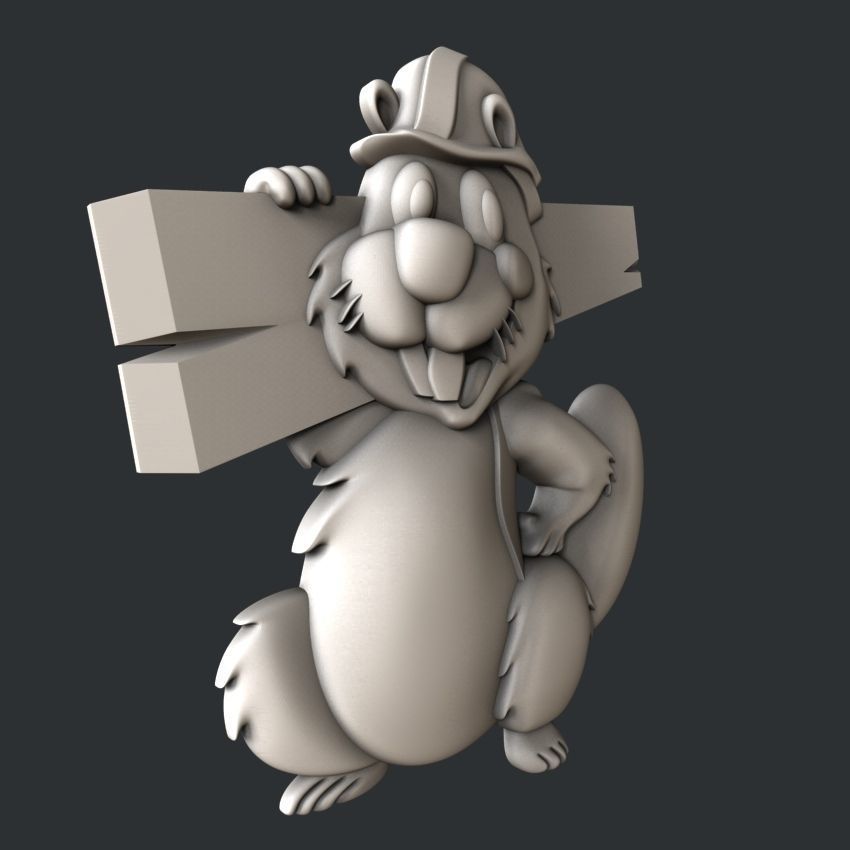 3d STL models for CNC beaver 3D model | CGTrader