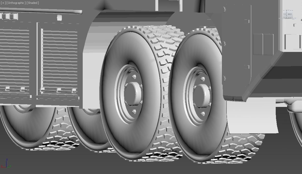 Airport Fire Truck ARFF Crash Tender 8x8 3D model | CGTrader