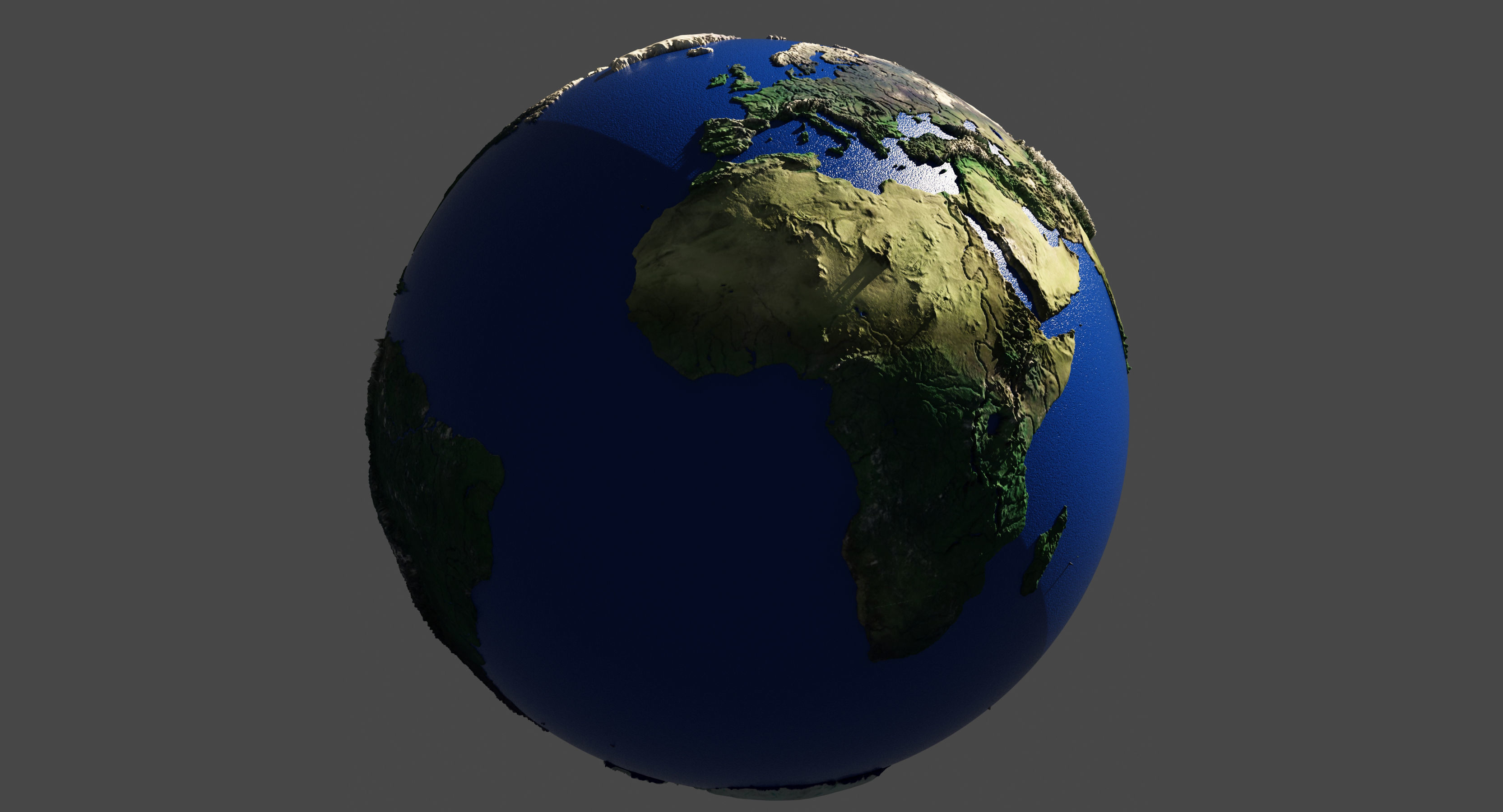 Earth Globe HD 3D model | CGTrader