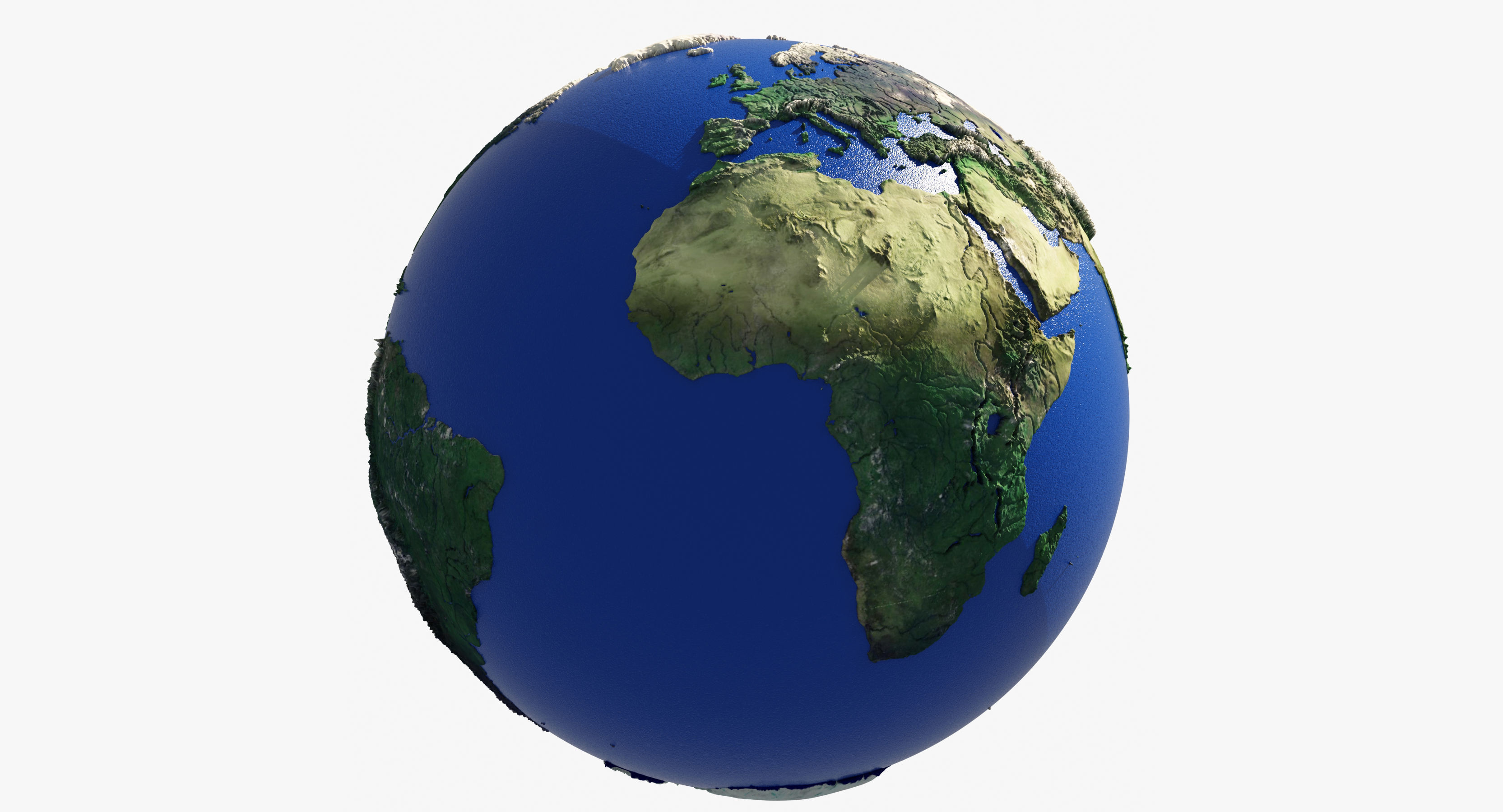 Earth Globe HD 3D model | CGTrader