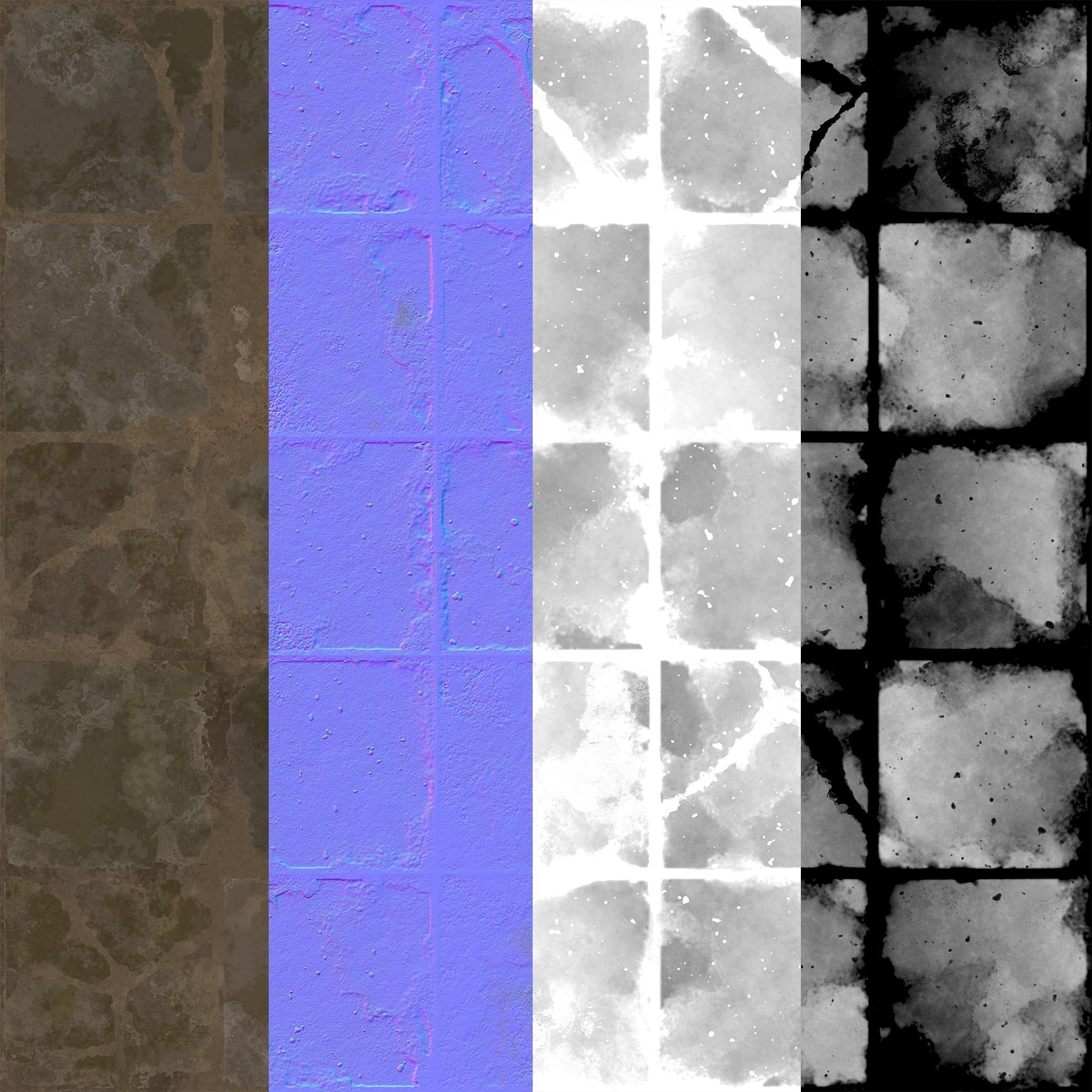 Texture Stone Floor PBR Tile Material VR / AR / low-poly | CGTrader