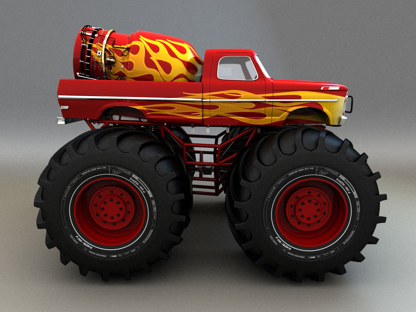 Monster Truck 3D model | CGTrader