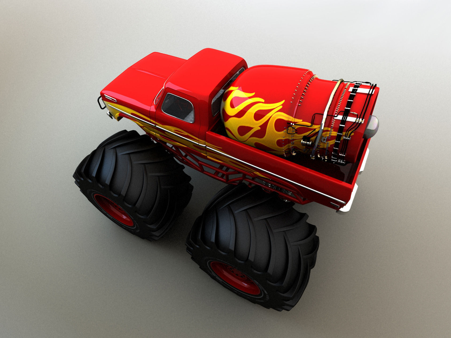 Monster Truck 3D Model .mtl - CGTrader.com