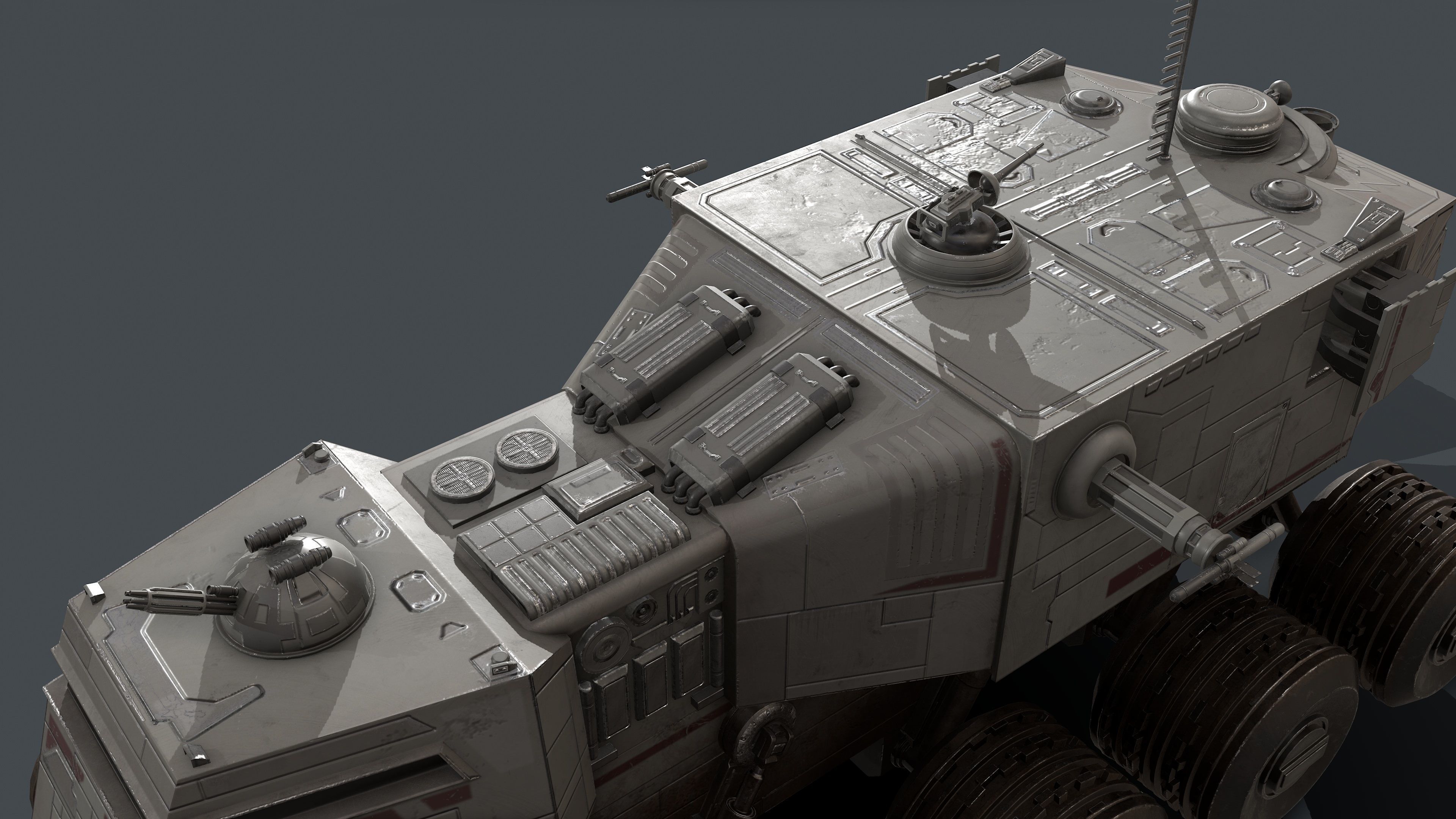 3D model Star Wars - Juggernaut HAVw VR / AR / low-poly | CGTrader