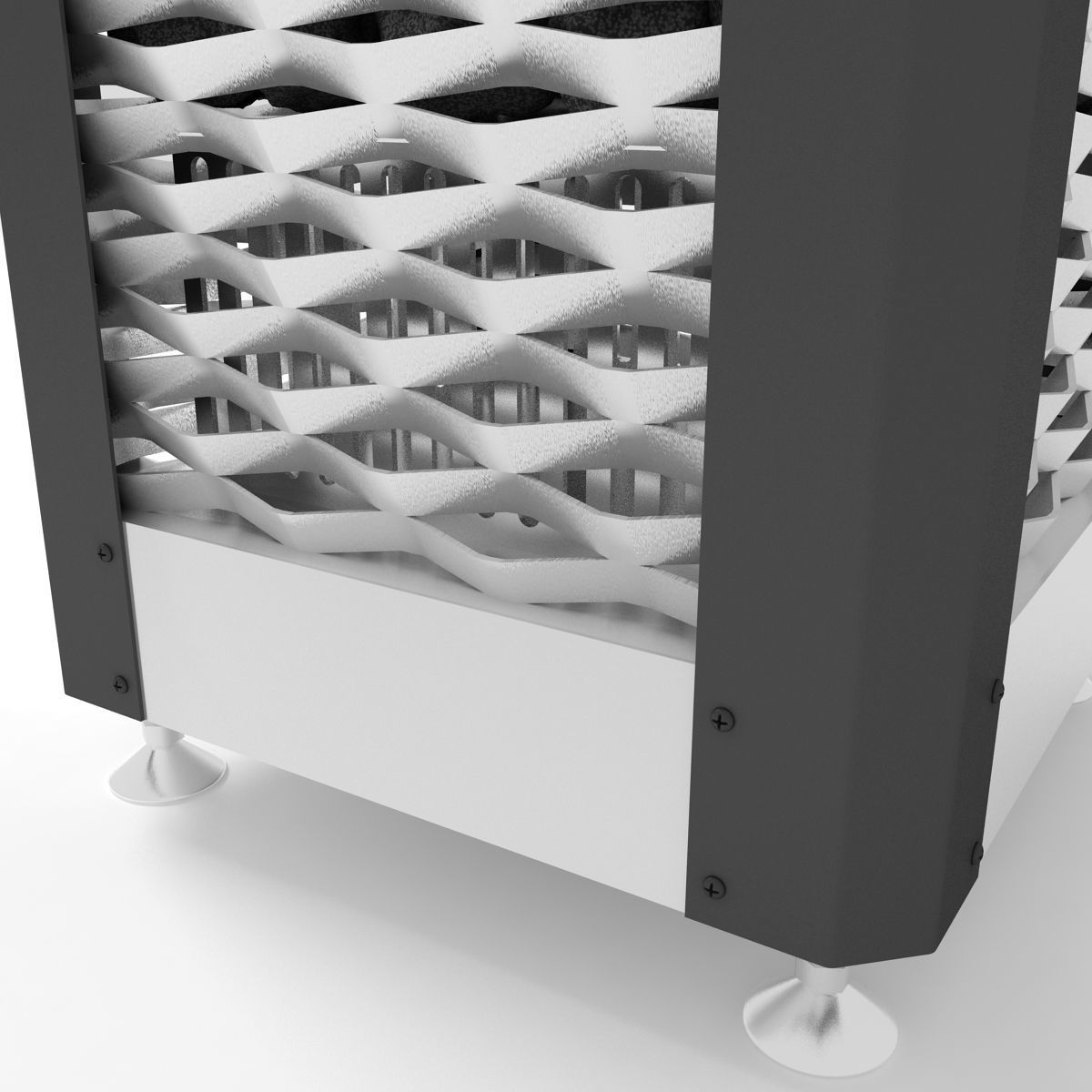 EOS Saunadome II sauna heater unit 3D model | CGTrader