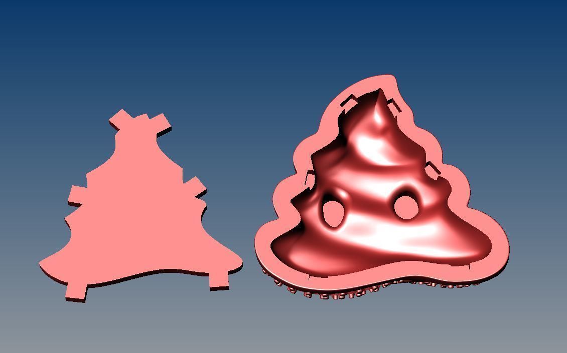 Pile of Poo Emoji pendant necklace charm 3d printable stl 3dm 3D model ...