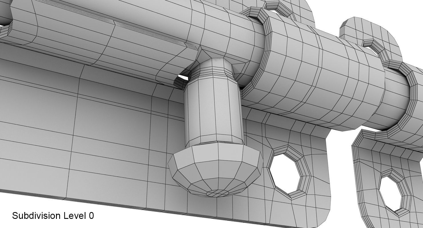 Latch 3D model | CGTrader