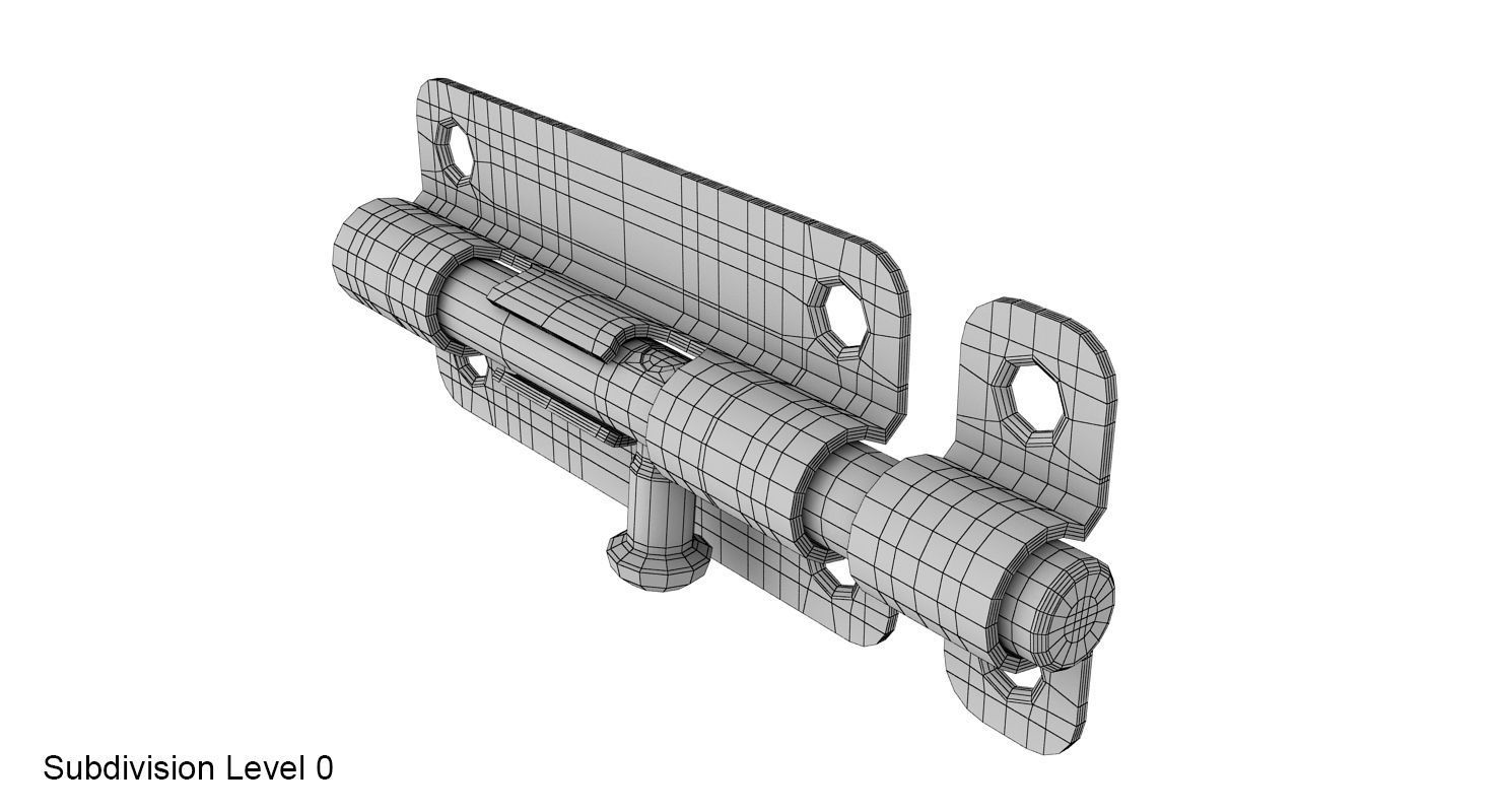 Latch 3D model | CGTrader