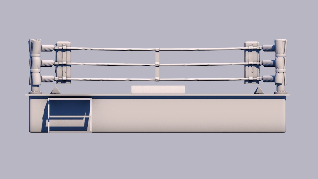 Boxing Ring 3D model 3D model | CGTrader