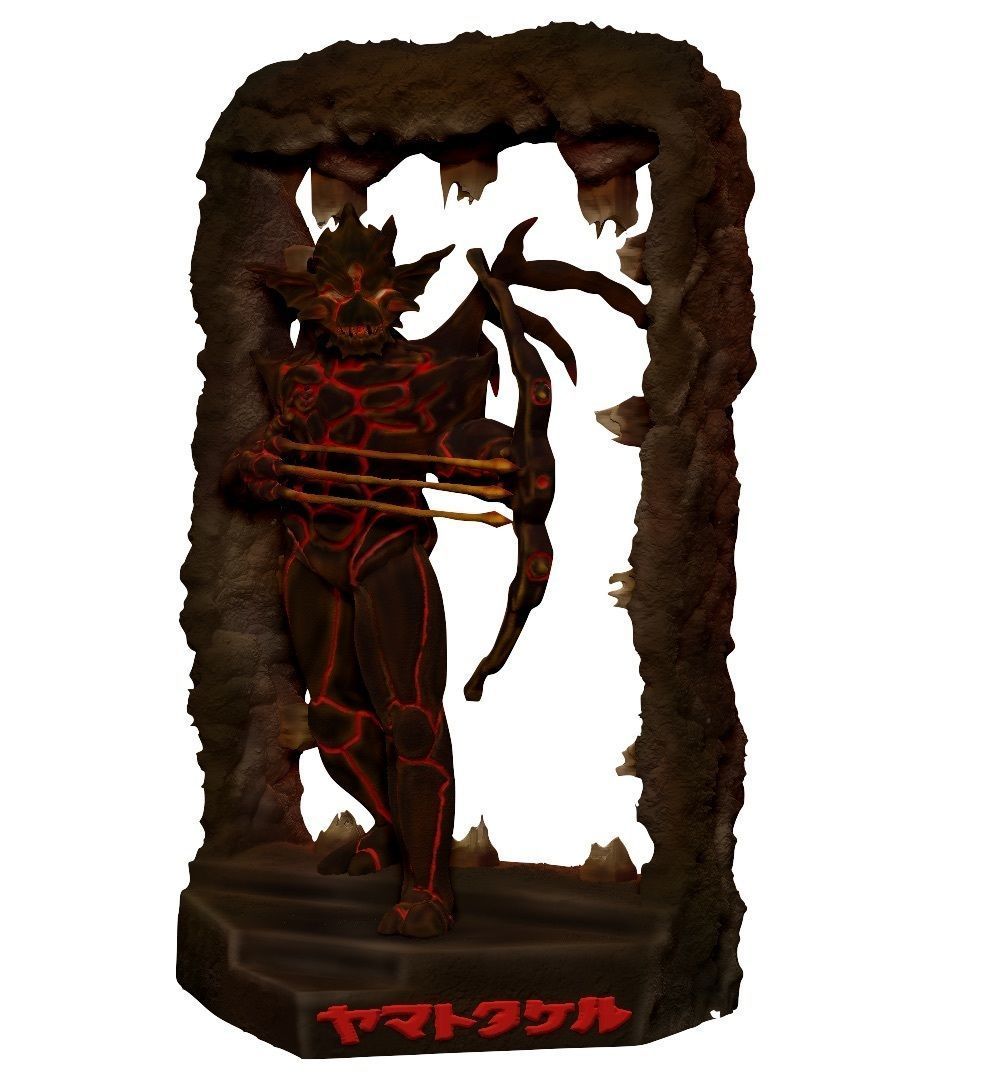 Kumasogami the Lava God 3D model 3D printable | CGTrader