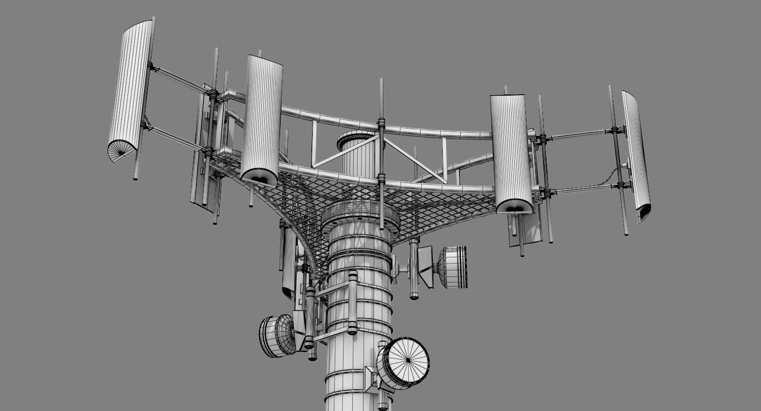Cell Tower 3D model | CGTrader