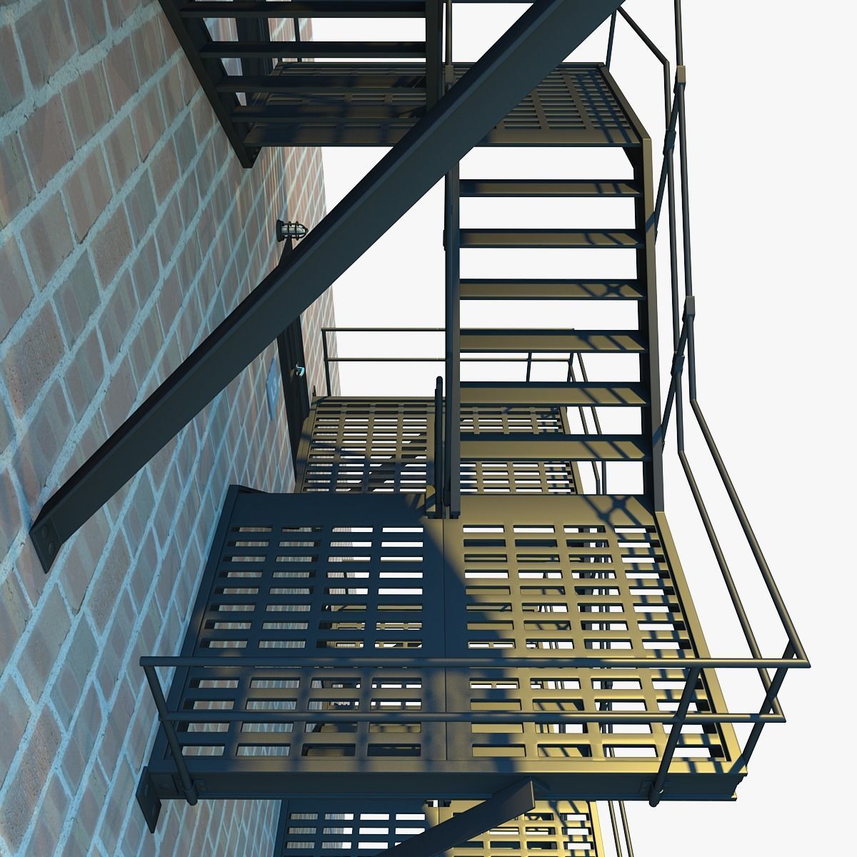 Fire Escape 3D model | CGTrader
