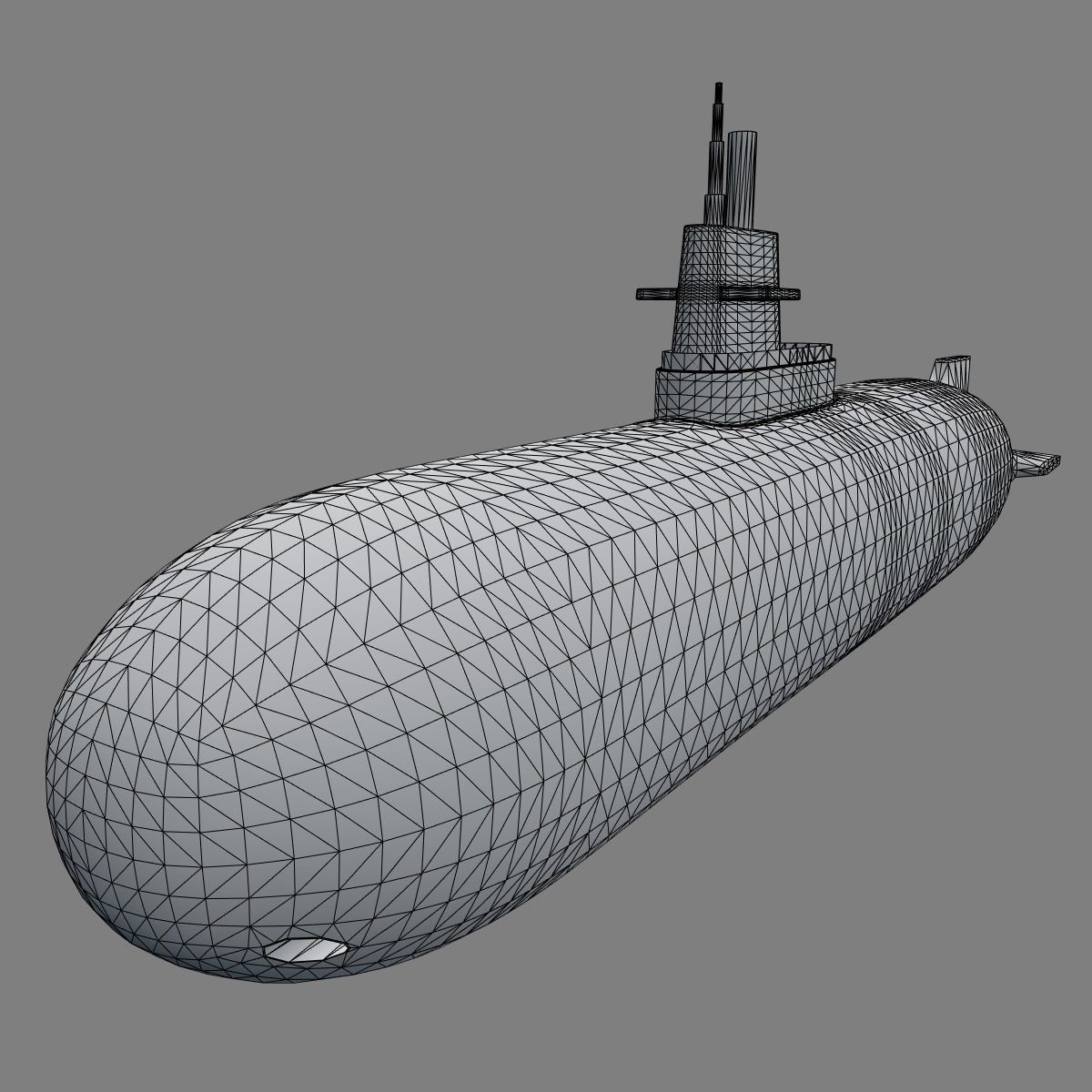 Submarine free VR / AR / low-poly 3D model | CGTrader
