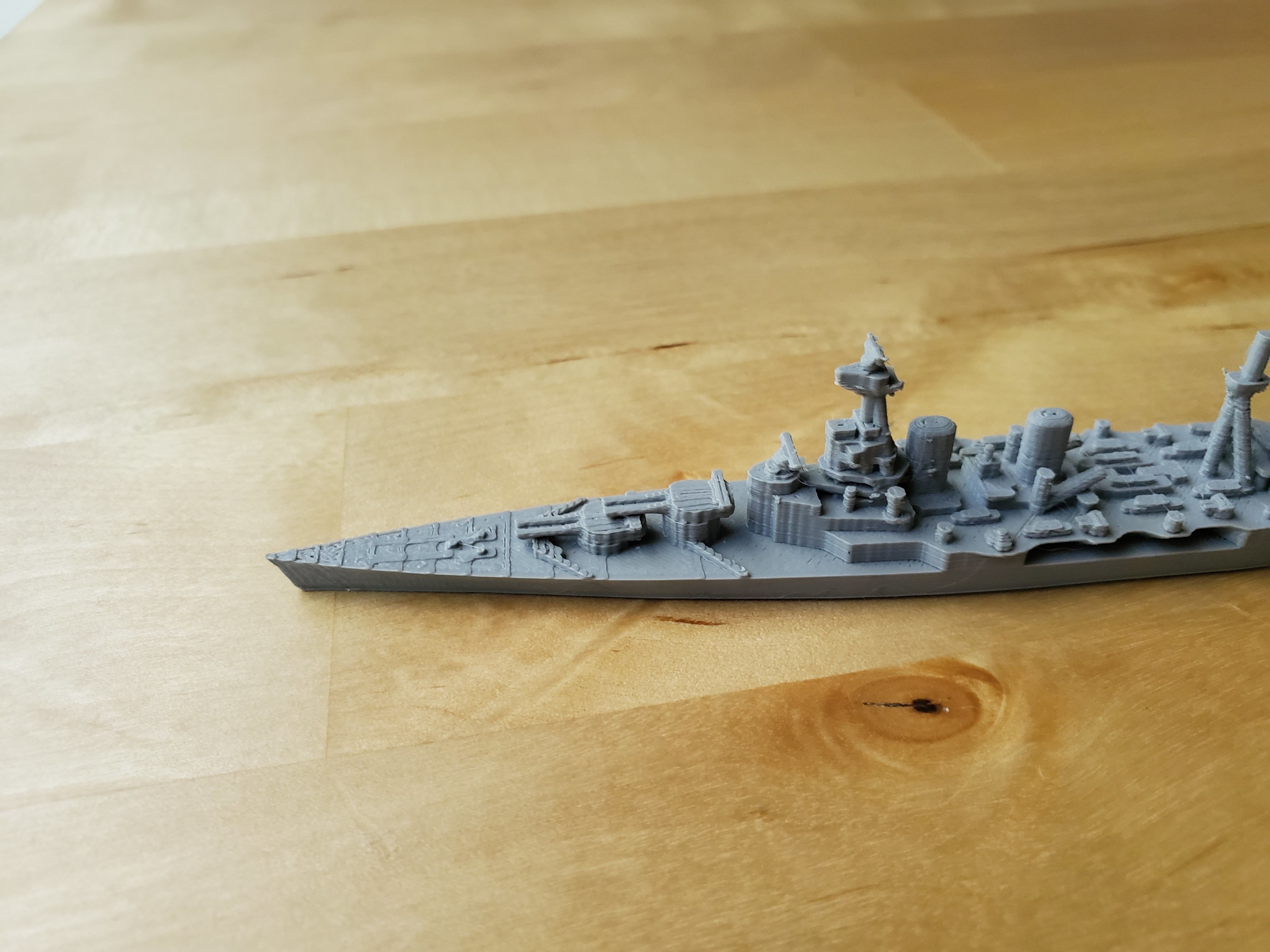 British Battlecruiser HMS Hood Warship 3D model 3D printable | CGTrader
