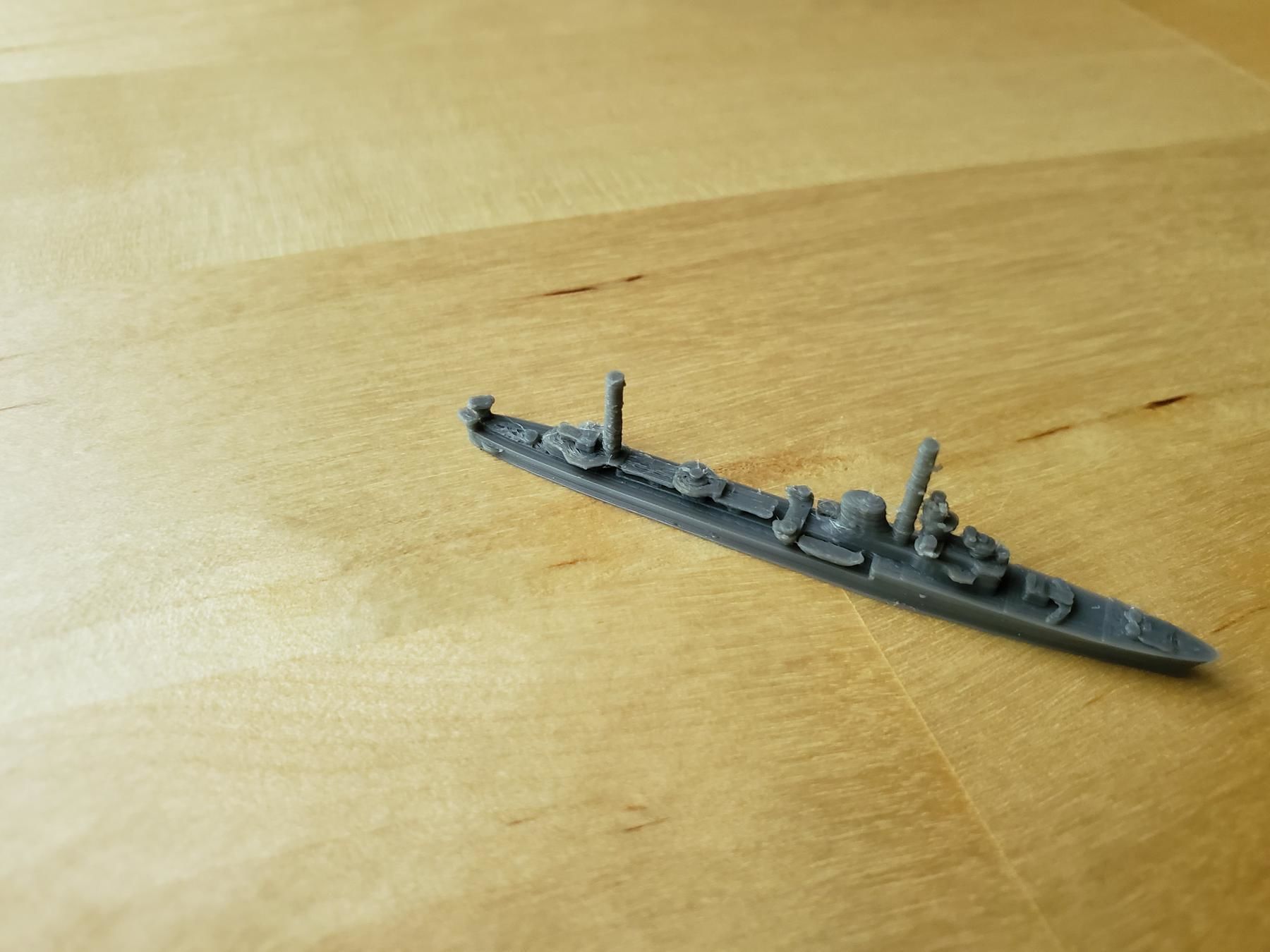 Italian Soldati Class Destroyer Warship free 3D model 3D printable ...