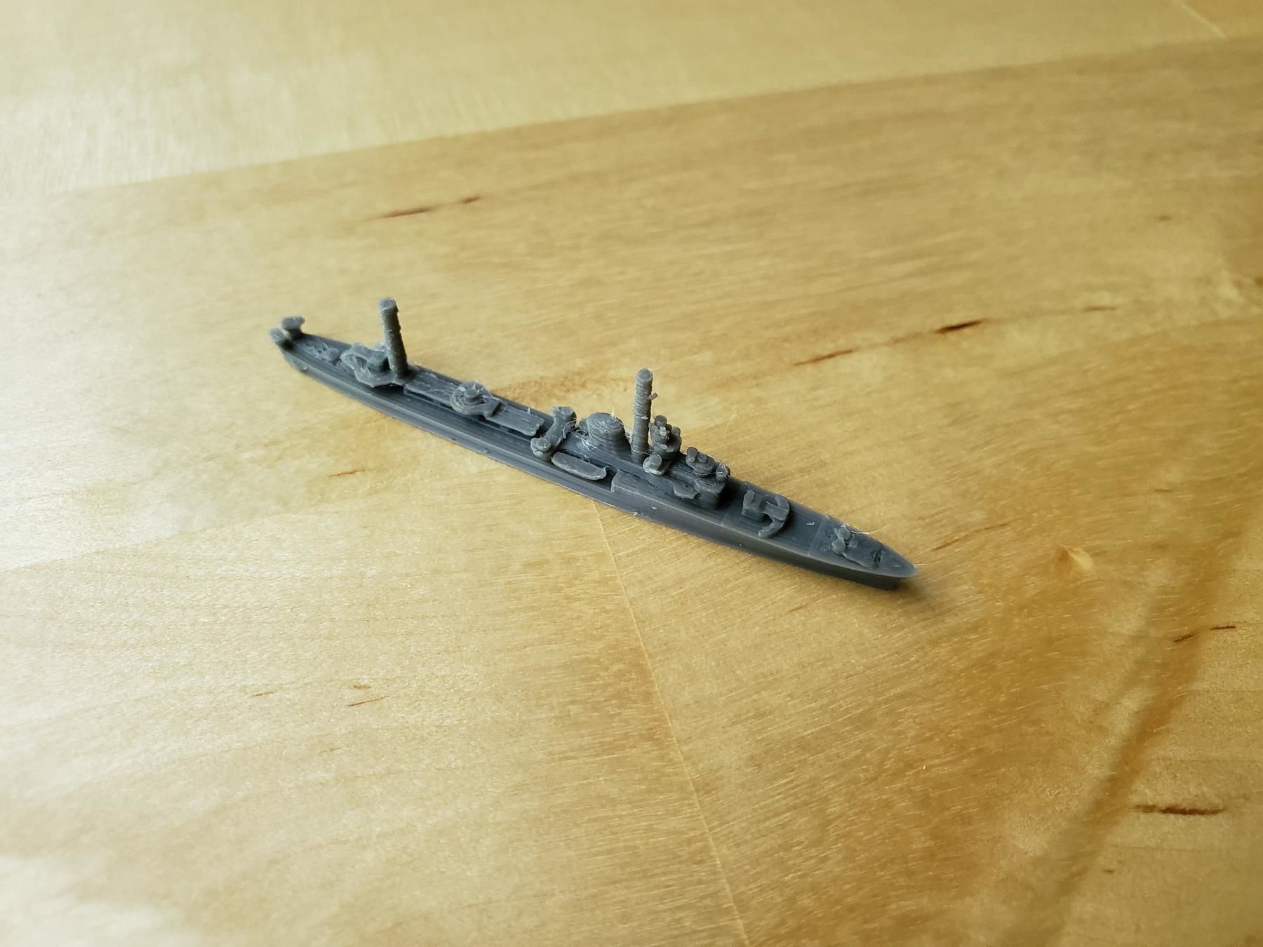 Italian Soldati Class Destroyer Warship free 3D model 3D printable ...