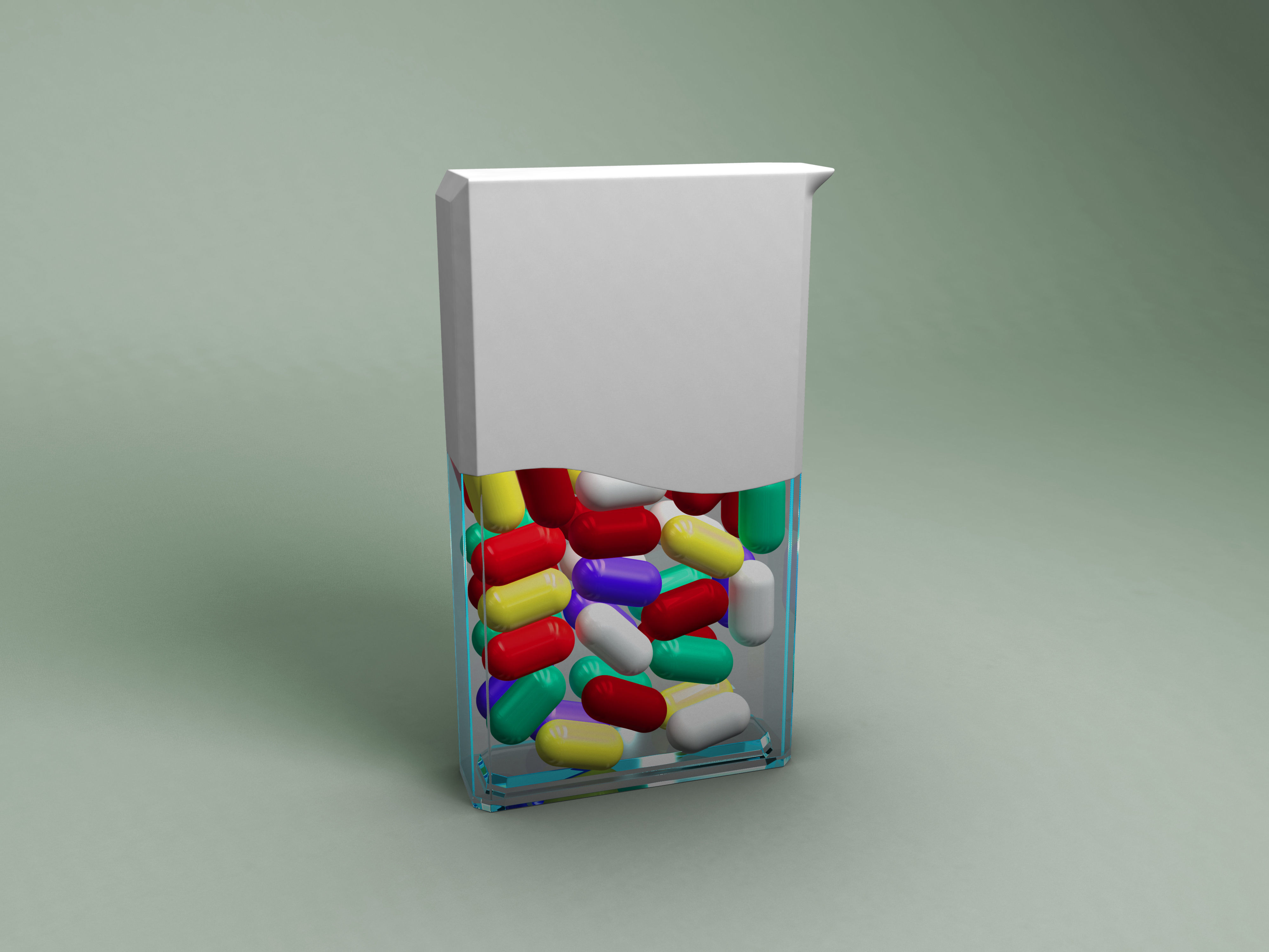 tic tac gum 3D model | CGTrader