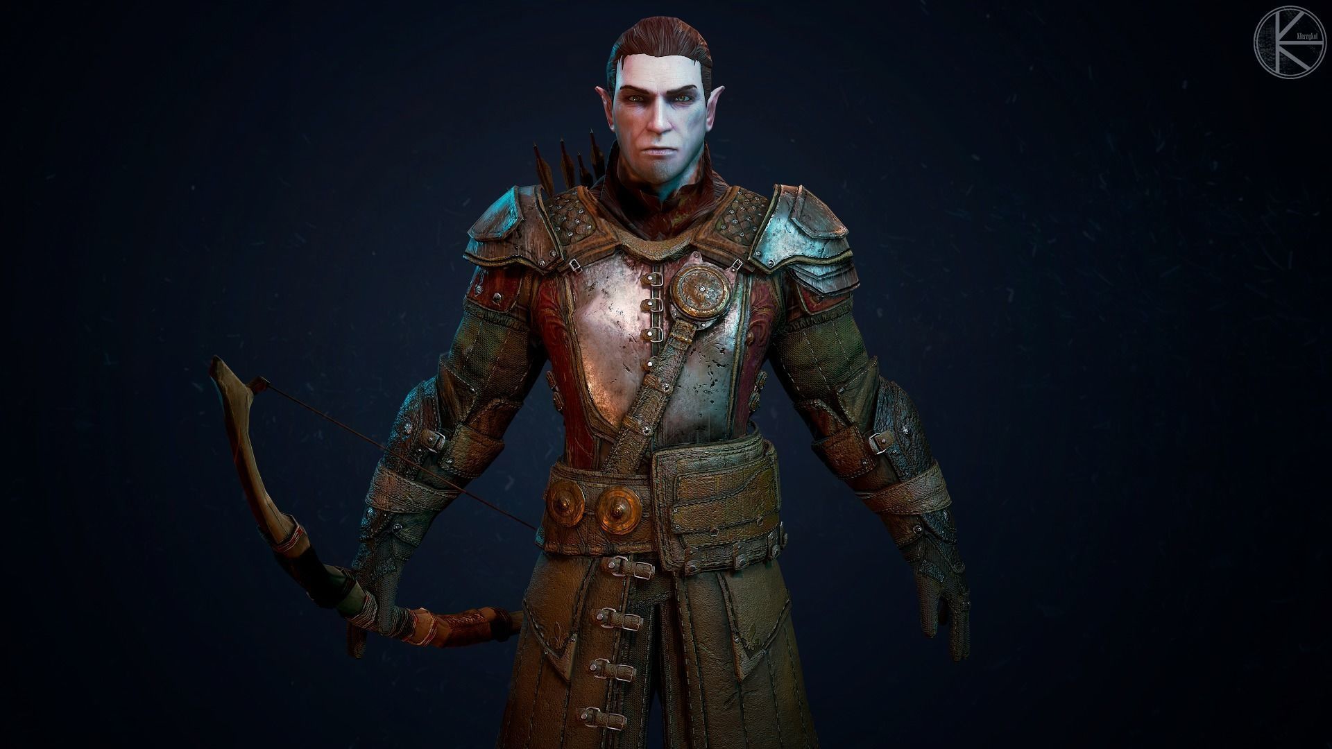 3D model Archer Lambert Game Ready Model VR / AR / low-poly rigged ...