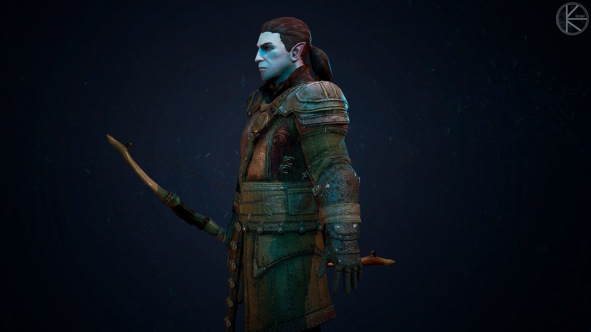 3D model Archer Lambert Game Ready Model VR / AR / low-poly rigged ...