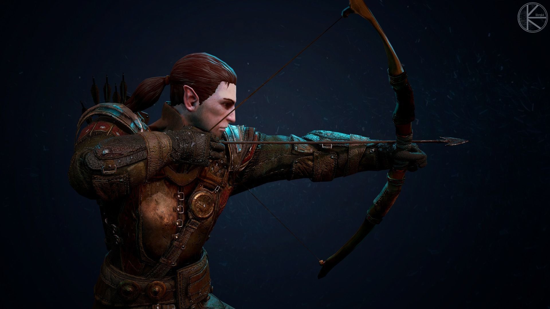 3D model Archer Lambert Game Ready Model VR / AR / low-poly rigged ...