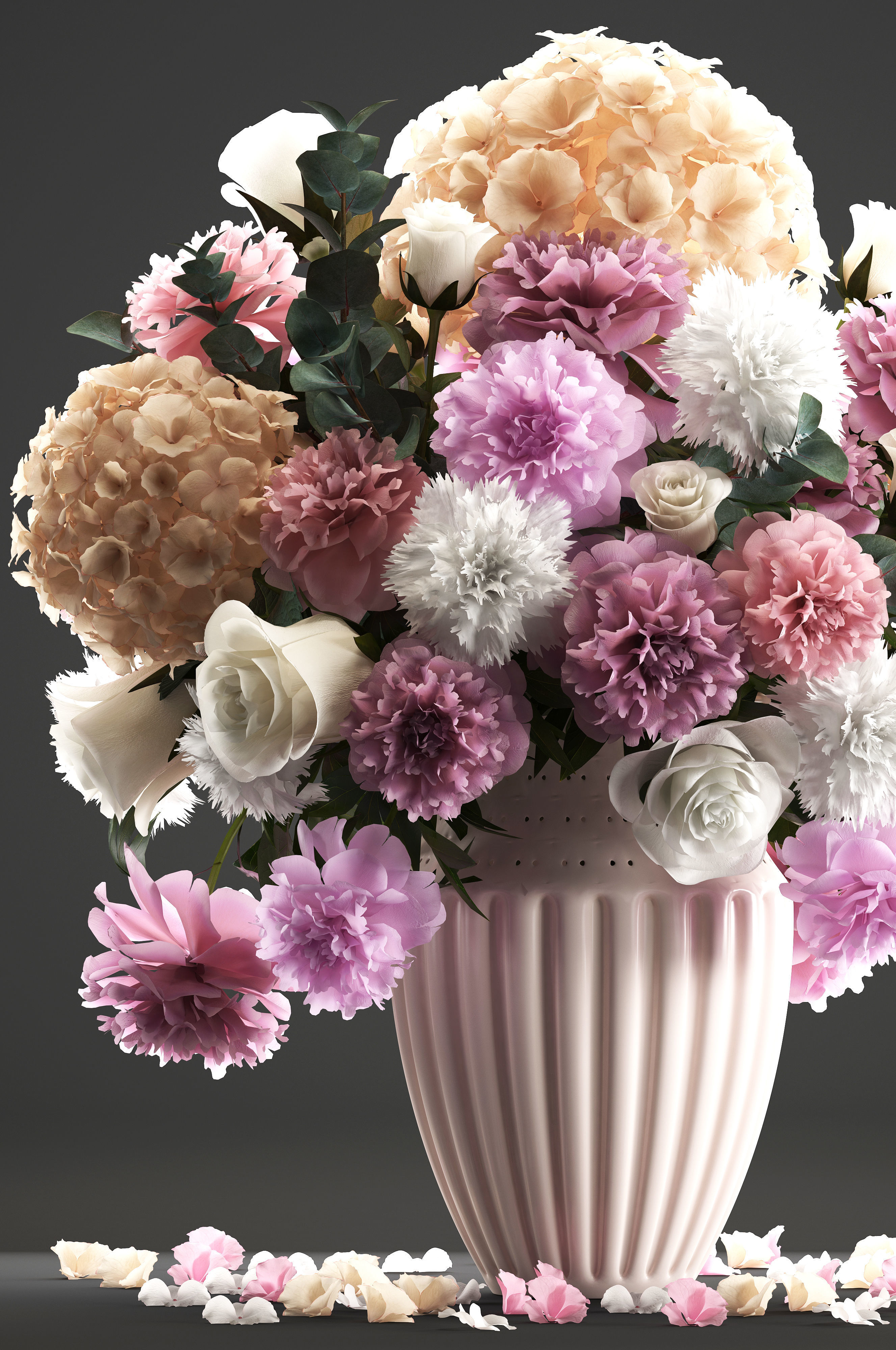 Bouquet of spring flowers 3D model | CGTrader