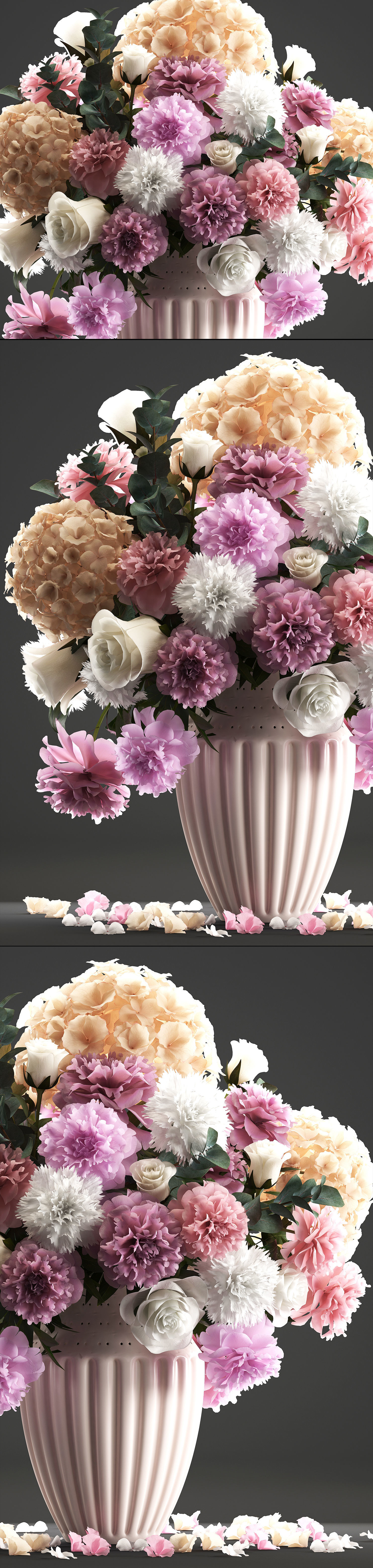 Bouquet of spring flowers 3D model | CGTrader