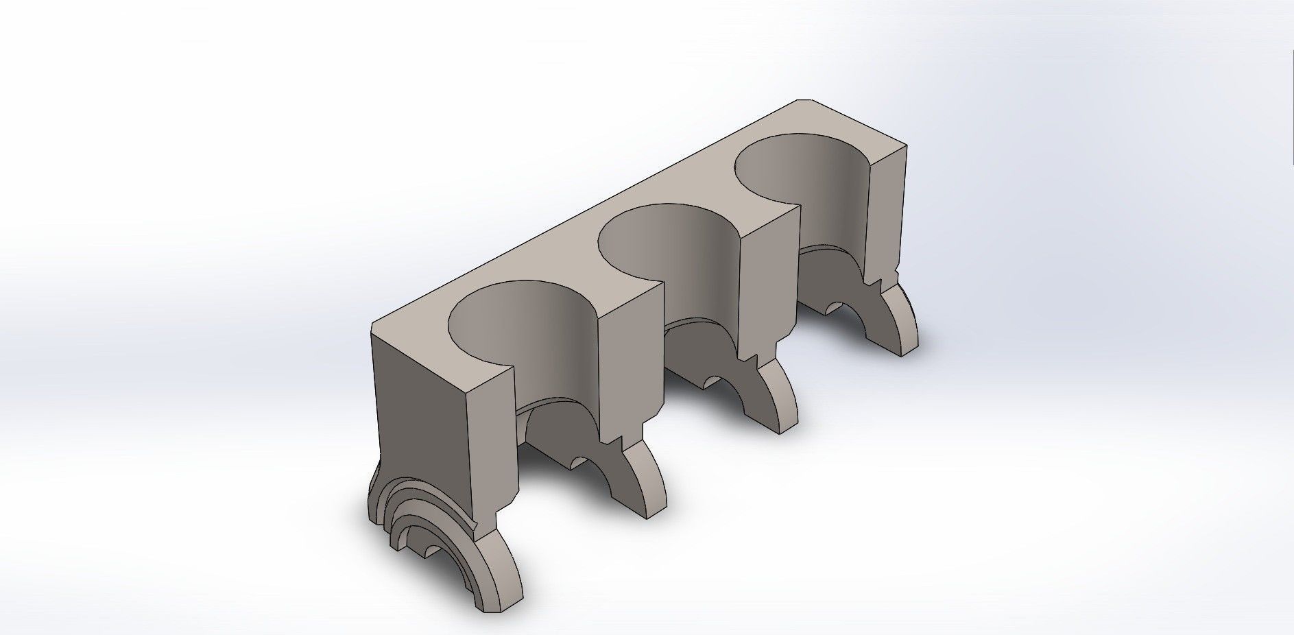 Three-Cylinder Engine 3D model 3D printable | CGTrader