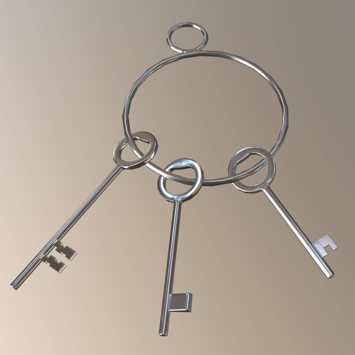 CC0 - Keys - iron free VR / AR / low-poly 3D model | CGTrader