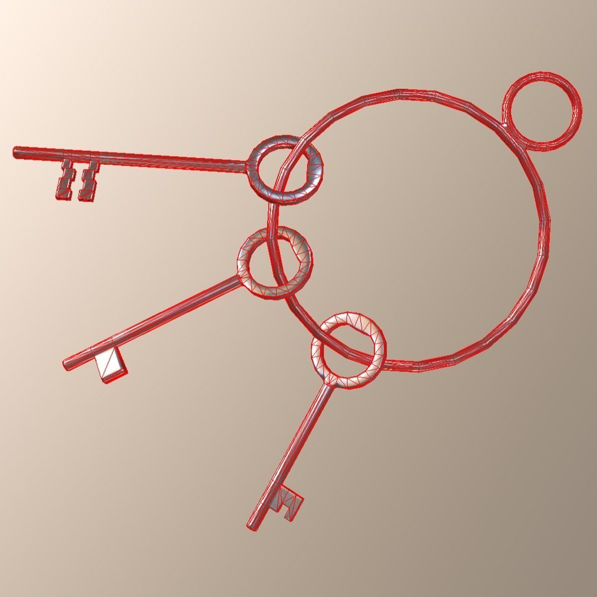CC0 - Keys - iron free VR / AR / low-poly 3D model | CGTrader