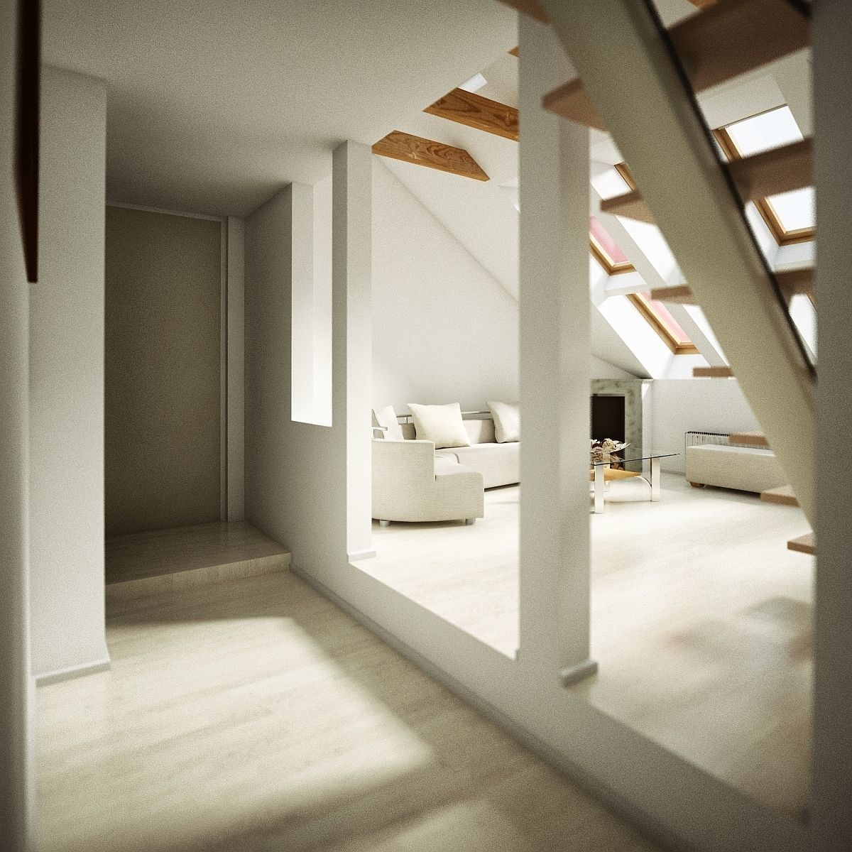 Realistic Loft Interior 3D model | CGTrader