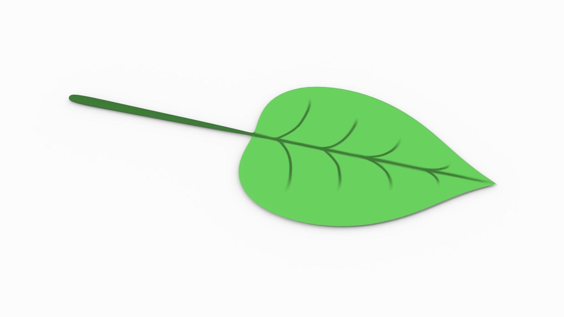 Leaf with Shapes 3D model | CGTrader