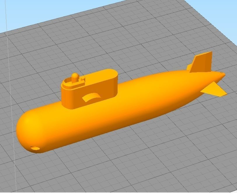 NUCLEAR SUBMARINE KEY CHAIN 3D model 3D printable | CGTrader
