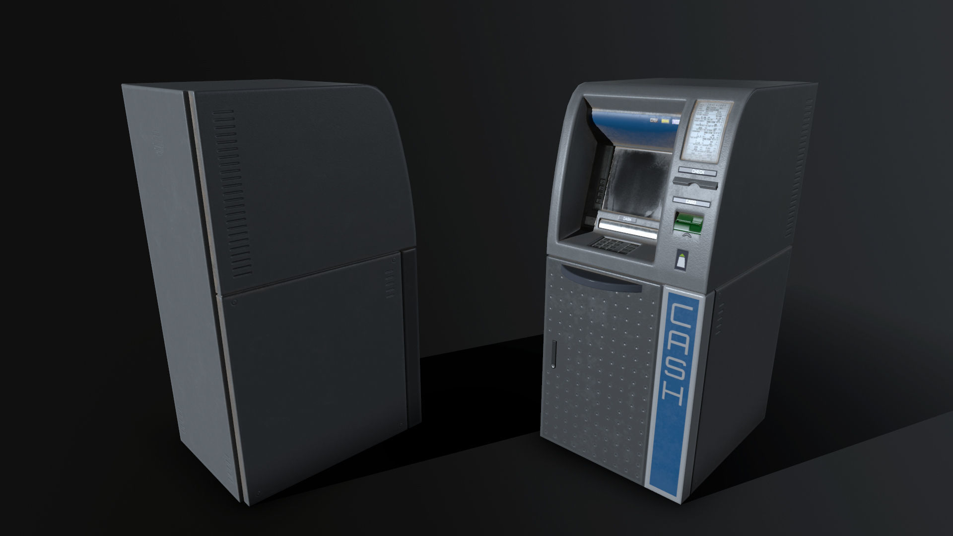 3D model ATM Cashmachine 01 VR / AR / low-poly | CGTrader